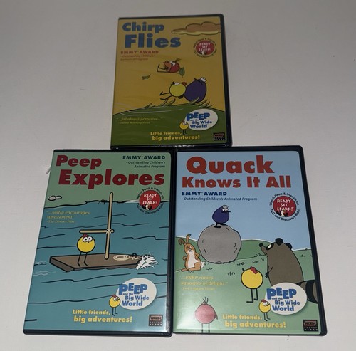 Peep and the Big Wide World Lot Of 3 Dvds | eBay