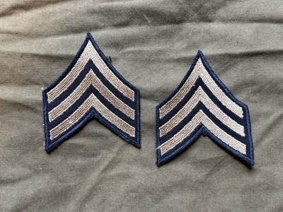 WW2 US Army Sergeant Chevrons Stripes Rayon | eBay