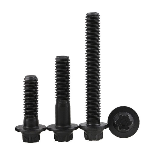 M5 M6 Black 12.9 Steel hexalobular Flanged head bolts Torx Screw | eBay