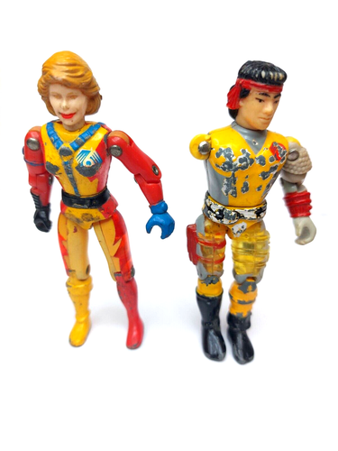 JOUET FIGURINE VINTAGE LOT BIONIC SIX HELEN BUNJI SANS ACCESSOIRE LJN ...