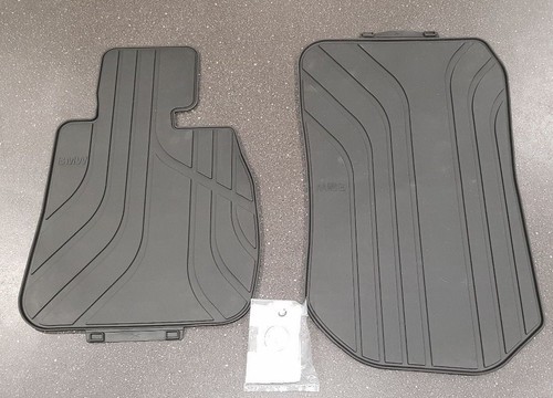 SET TAPPETINI ANTERIORI IN GOMMA ORIGINALE BMW E90 E91 E92 E93 ...