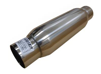 OBX Racing Sports High Flow Resonator w/ neck, 16" Length with 3.0" O.D ...