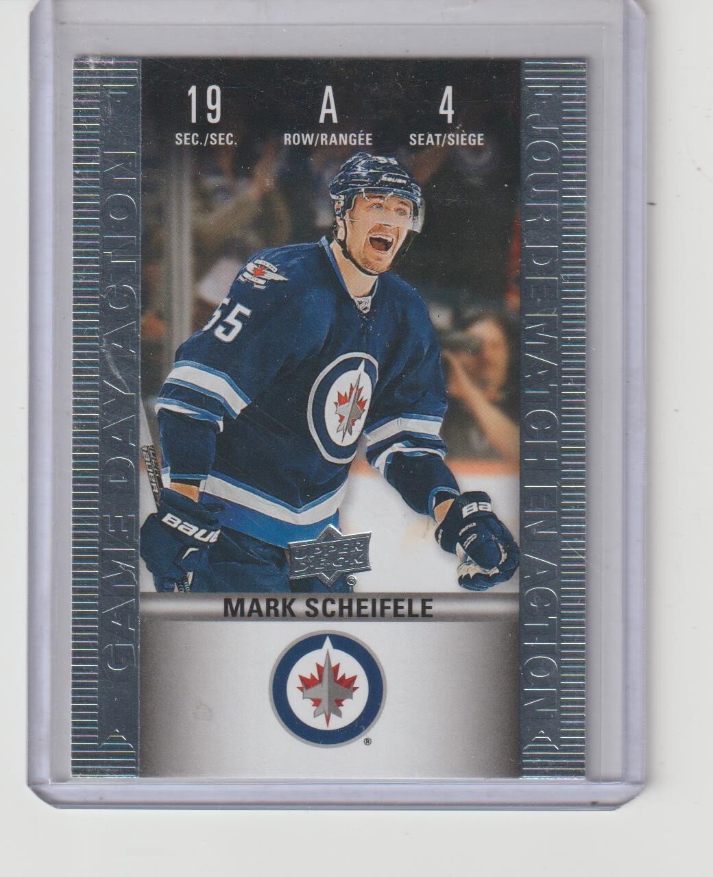 2019-20 UPPER DECK TIM HORTONS GAME DAY ACTION # HGD - 4 MARK SCHEIFELE ...