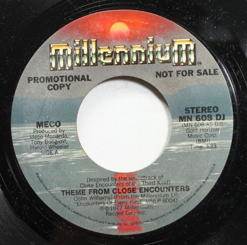 Pop Promo 45 John Williams - Theme From Close Encounters / Theme From ...