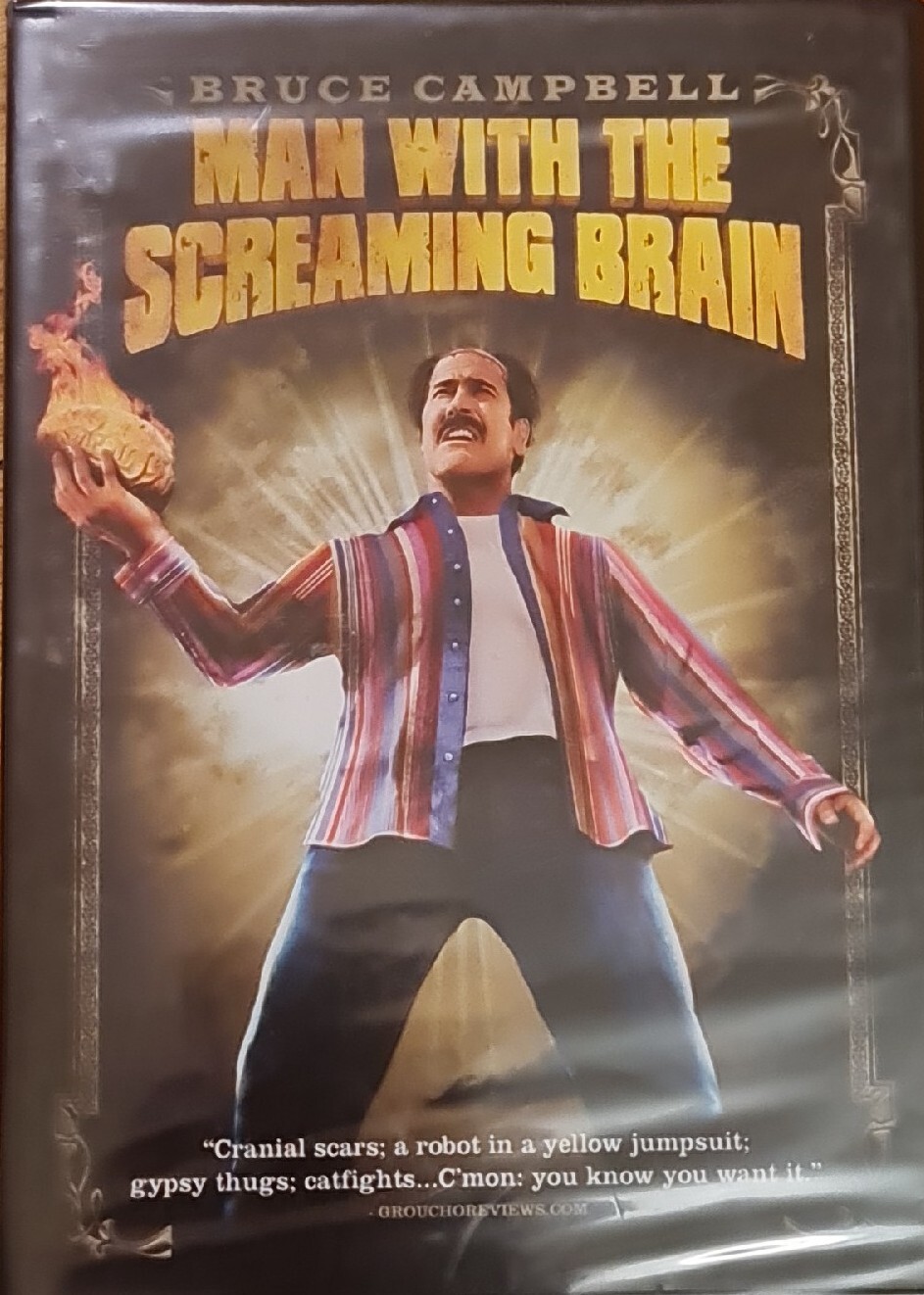 Man With The Screaming Brain (DVD, 2005) BRAND NEW Region 1. BRUCE ...