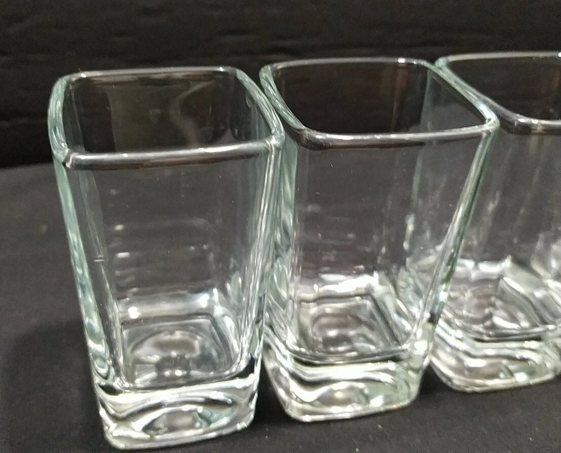 Tall Square Shot Glasses