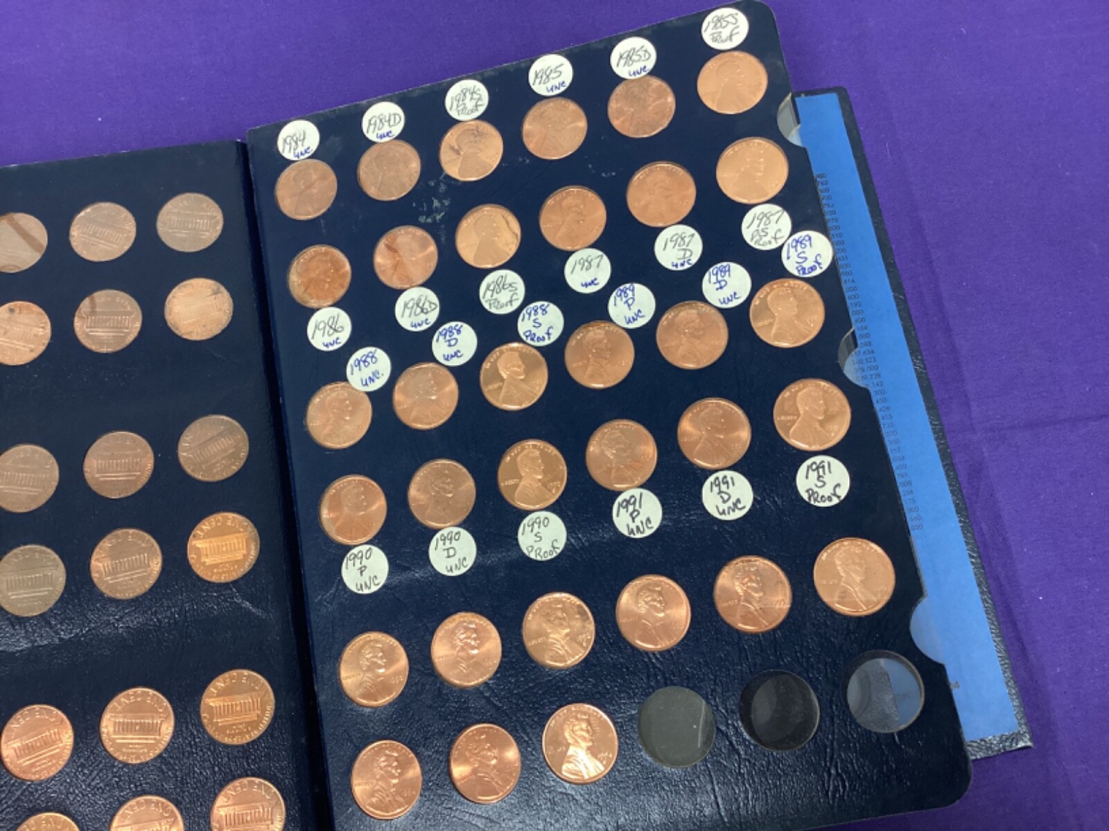 Complete 1909-2009 Lincoln Cent Collection in Dansco Album 09 S-VDB ...