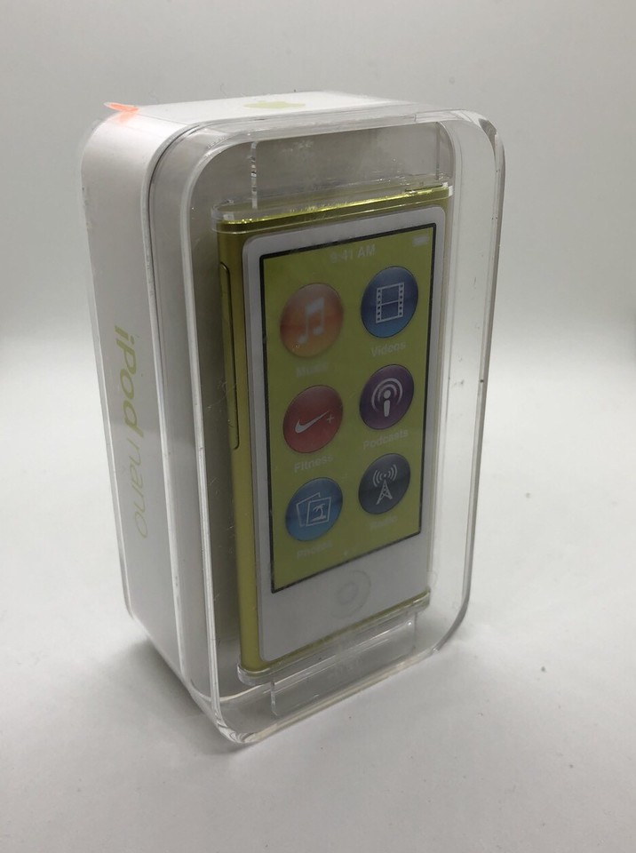 Apple iPod Nano 7G 7th Generation Yellow (16GB) Neon NEW Factory Sealed ...
