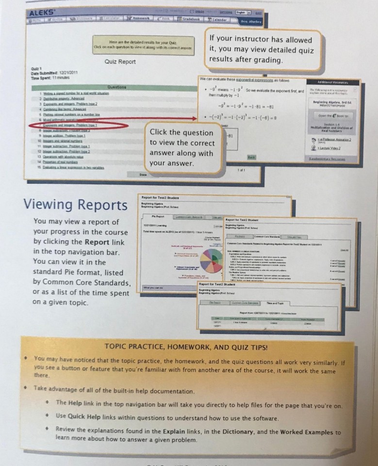 Aleks For Math Student Access Code 18 Weeks Online Card | eBay