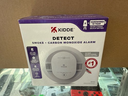Kidde 30CUA10 Detect Smoke+Carbon Monoxide Alarm - Hardwire & Batt ...