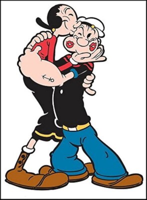 Popeye The Sailor Man and Olive Oil Comics and Cartoons 8.5x11 Print | eBay