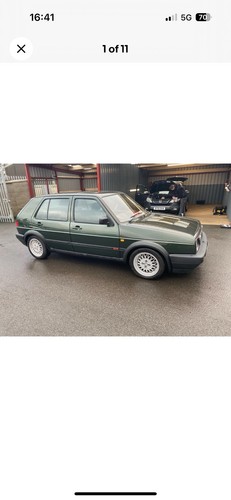 Vw Mk2 Oak Green Golf GTI 5door 1.8 8v | eBay UK