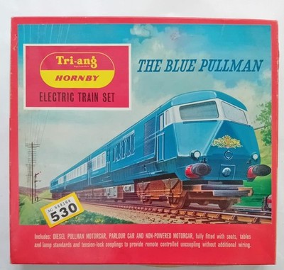 Tri-ang Hornby RS.52 Blue Pullman train set in box 530 | eBay UK