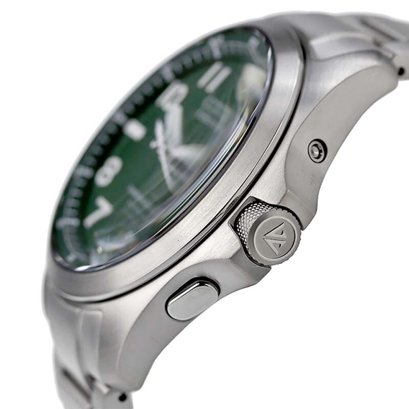 Citizen Promaster Land PMD56-2951 Eco-Drive Green Dial Titanium Solar ...