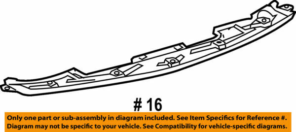 76891-47020 Toyota Spoiler, rear no.1 7689147020, New Genuine OEM Part ...