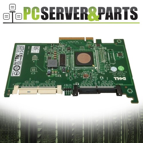 Lot of 5 Dell PERC 6/iR 3Gb/s PCI-E x8 SAS Raid Controller Card YK838 ...