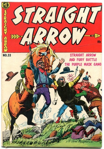 Straight Arrow #33 1953-Golden Age Western-FRED MEAGHER F/VF | eBay