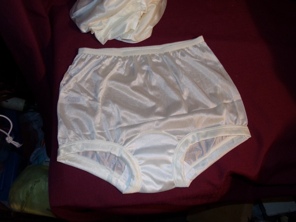 3 new Super Sheer Soft ivory Brief Panties soft cuff leg, no leg ...