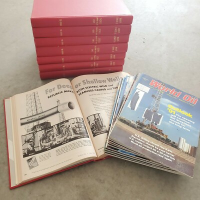 Huge Rare Set ☆ 100+ Books ☆ World Oil Magazine/Journal ☆ 1946 - 2006 ...