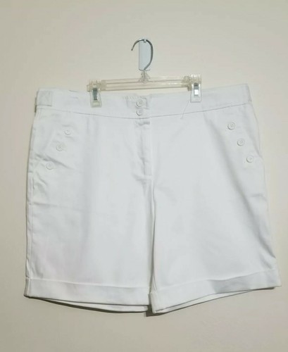 The Limited Women's White Sailor Shorts Side Pockets each w/3-Buttons ...