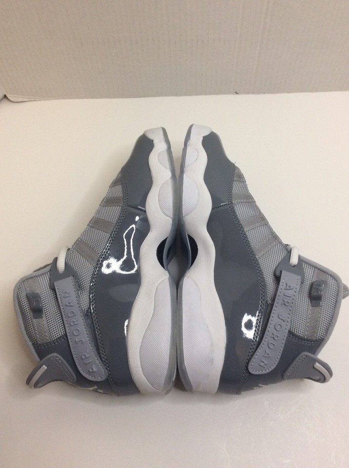 Nike Air Jordan 6 Rings Cool Grey White Shoes 323419-015 Size 4.5Y ...
