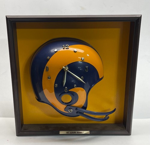 St. Louis Rams football half helmet wall clock | eBay