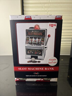 Slot Machine coin bank. NITB. Play slots and hit the Jackpot. Samsonico ...