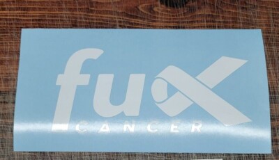 F**K Cancer Ribbon vinyl decal sticker car truck laptop survivor | eBay