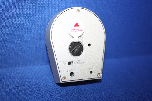 Icom World Time Desk Clock Metal with case | eBay