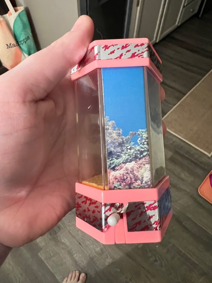 Vintage Mattel 1992 Barbie Fish Tank Wind Up Aquarium Tested And Works ...