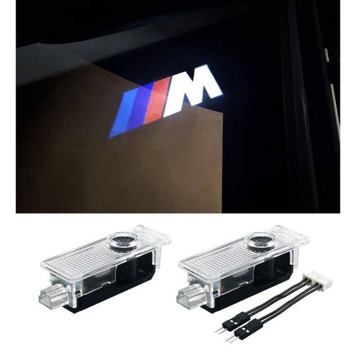 (M Logo) 2x LED BMW Car Door Logo Welcome Light Projector Puddle UK ...