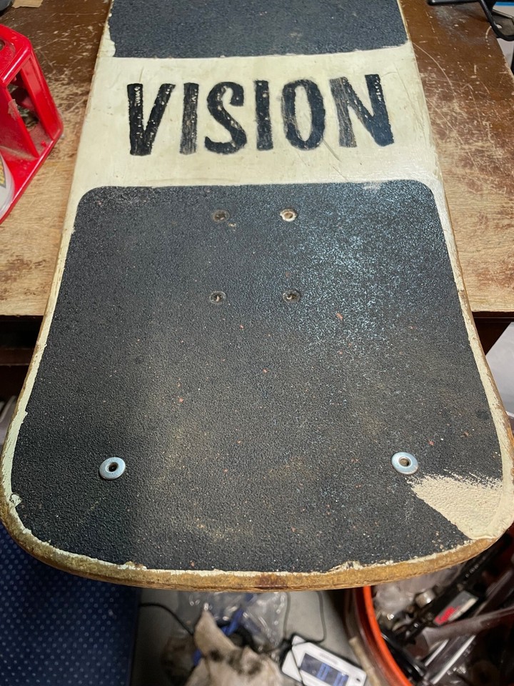 Original 1980's Vision Shredder 10 Concave Skateboard Deck | eBay