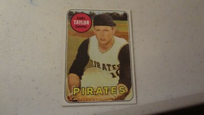 1969 TOPPS # 357 CARL TAYLOR BASEBALL CARD | eBay