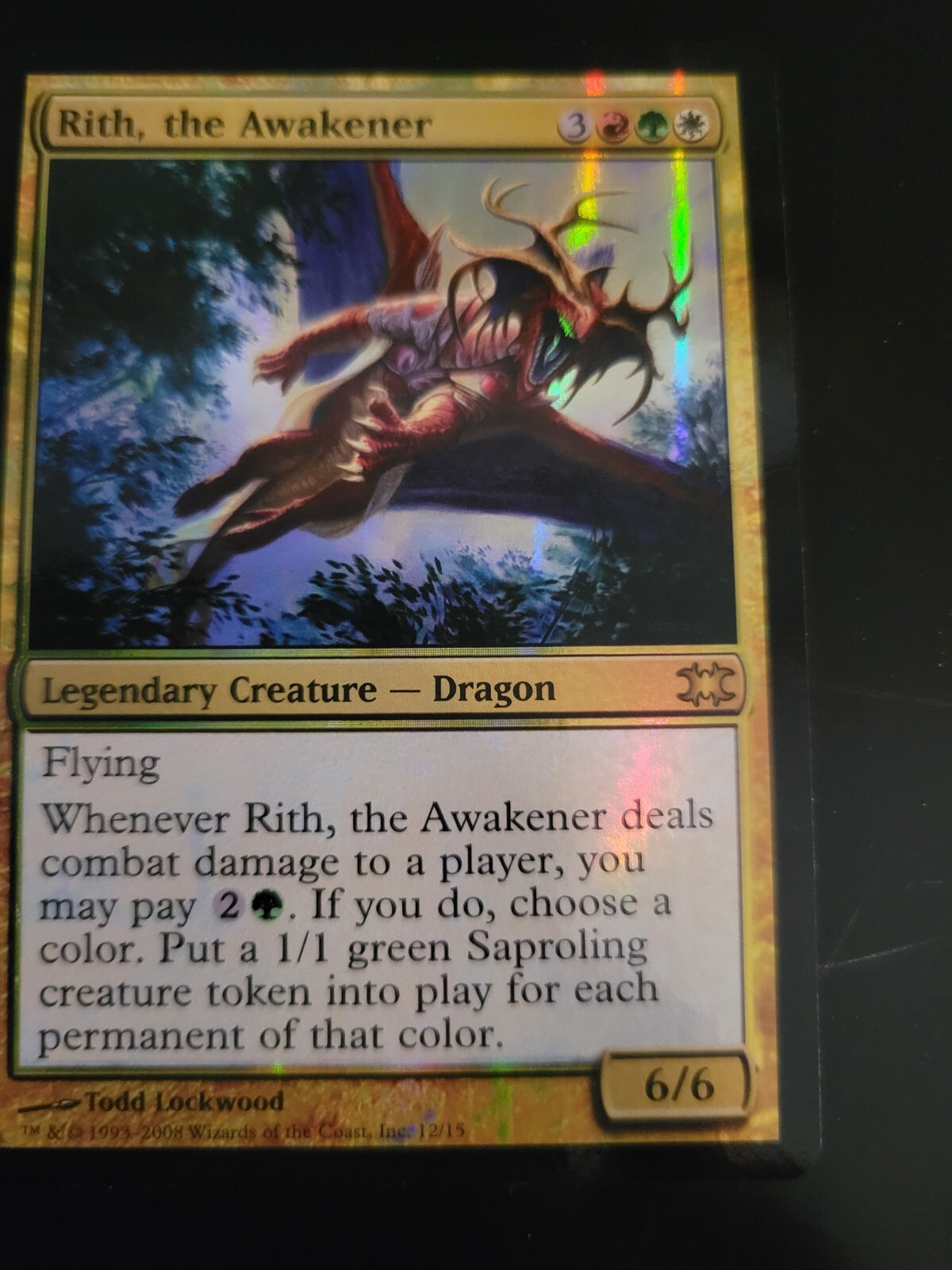 Rith, the Awakener Foil NM From the Vault: Dragons Magic The Gathering ...