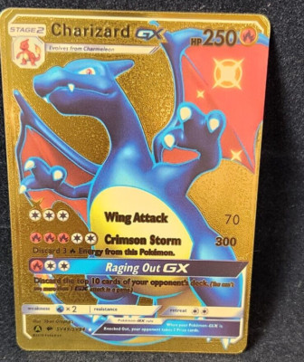 2019 POKEMON CHARIZARD WING ATTACK CRIMSON STORM GOLD CARD #SV49/SV94 ...