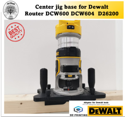 Dewalt DCW600 DCW604 D26200 Center jig base Router Groove Jig Milling ...