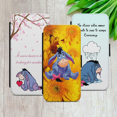 EEYORE FLIP FOR IPHONE SAMSUNG GOOGLE FUNNY QUOTE GIFT WALLET PHONE ...