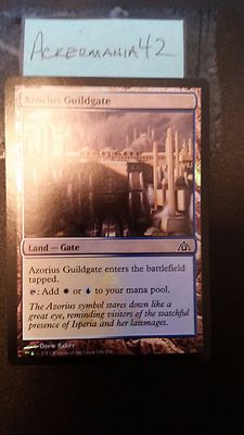 1 x Azorius Guildgate - Foil - Dragon's Maze - LP - Magic The Gathering ...
