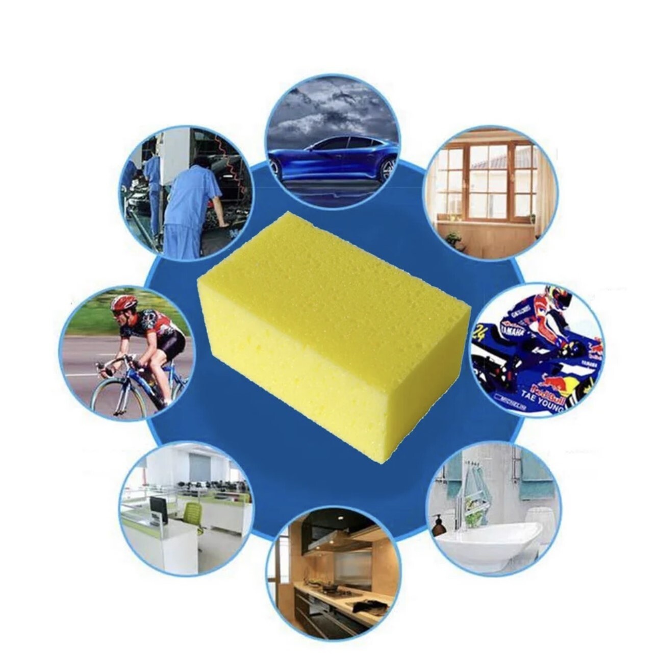 Big Car Washing Sponge Super Absorbent Thickened Corral Big Cleaning ...