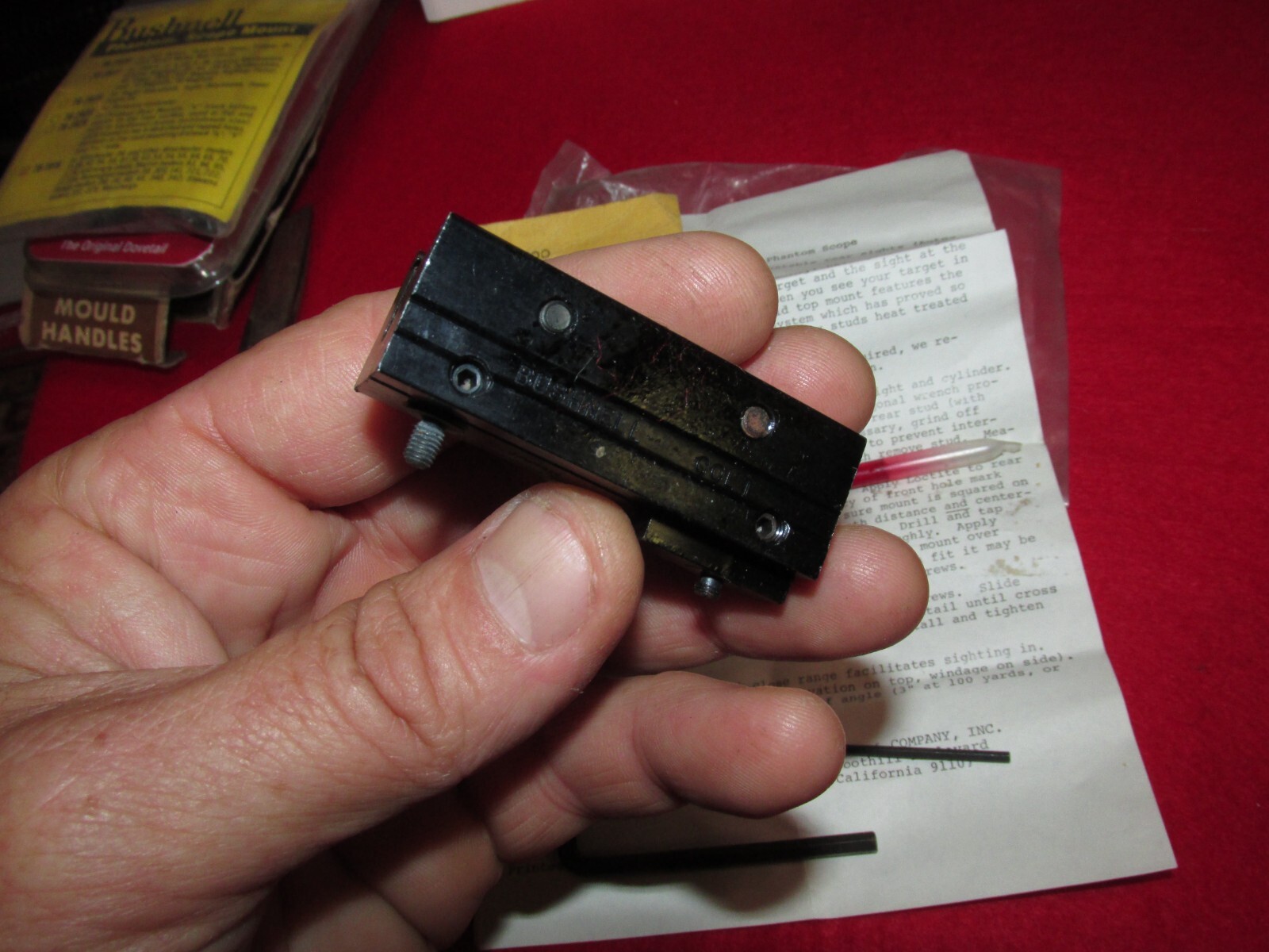 Bushnell Phantom Scope Mount 76-2920 for Colt Python 357 Trooper ...