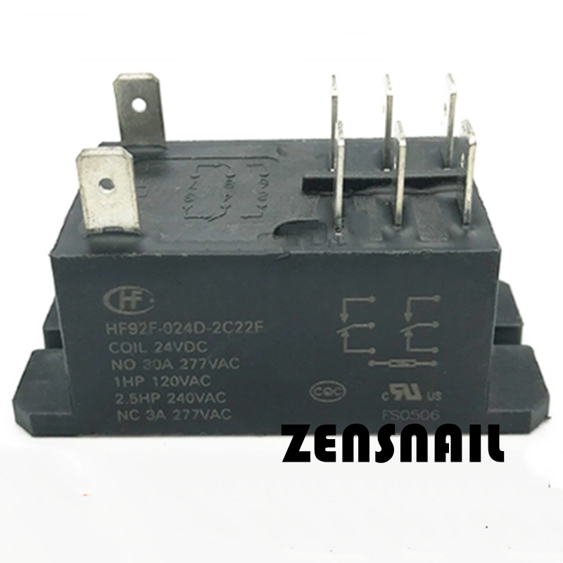 1PCS HF92F-024D-2C22F Relay 24VDC 30A 8PINS NEW | eBay