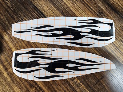 Flames vinyl decal sticker set graphic body car truck rc many sizes ...
