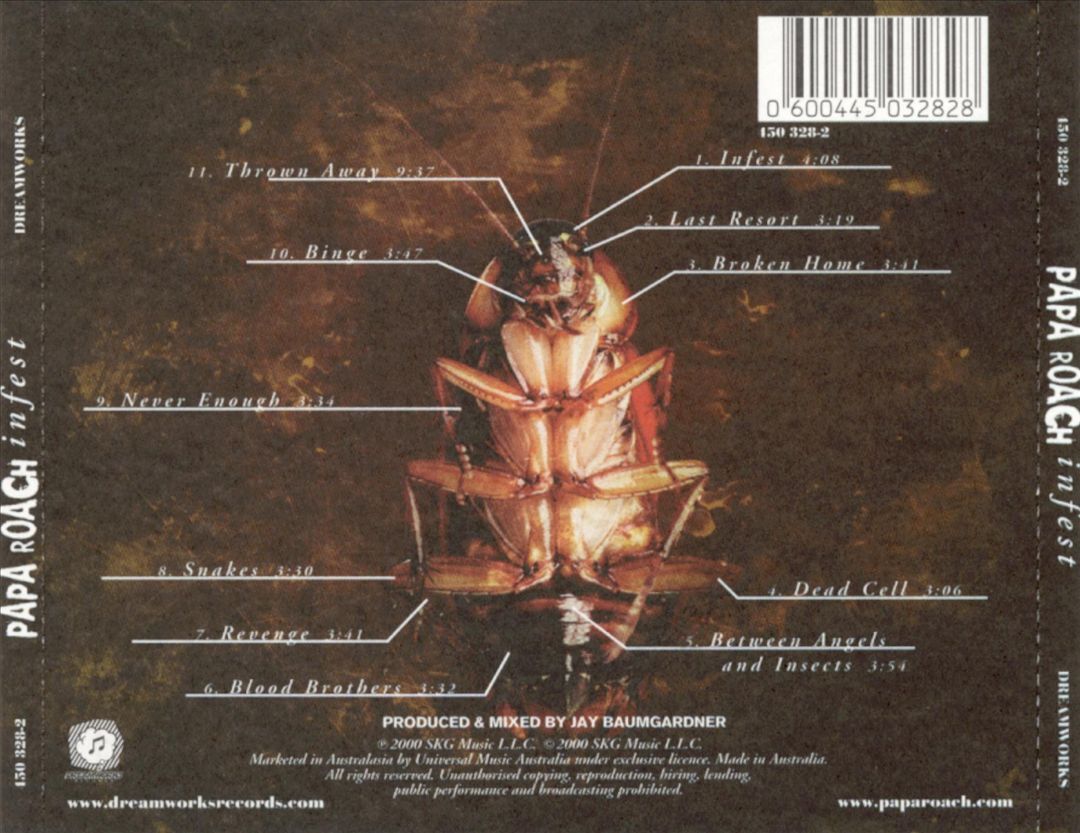 PAPA ROACH - INFEST [EDITED VERSION] [PA] NEW CD 600445022324| eBay
