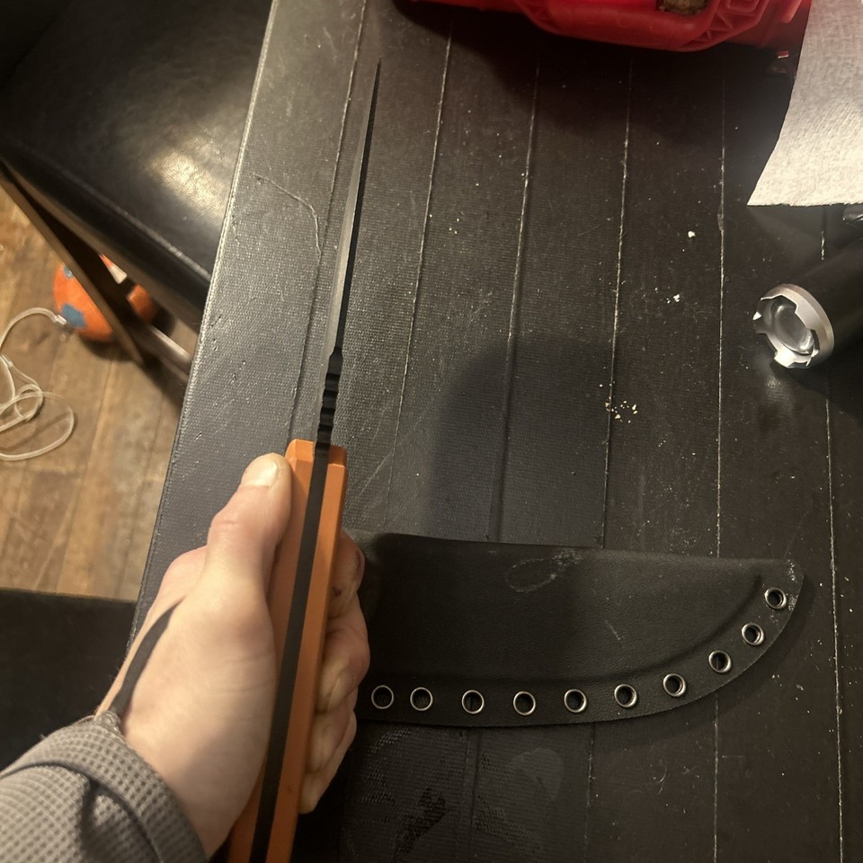 TOPS Knives Armado 6.5 Canvas Micarta Fixed Blade Knife, Black Drop ...