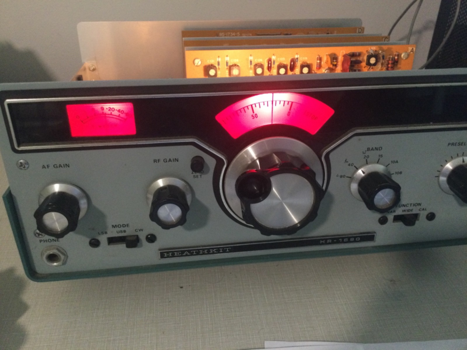 Heathkit HR-1680 Ham Receiver, working but being sold as is, see ...