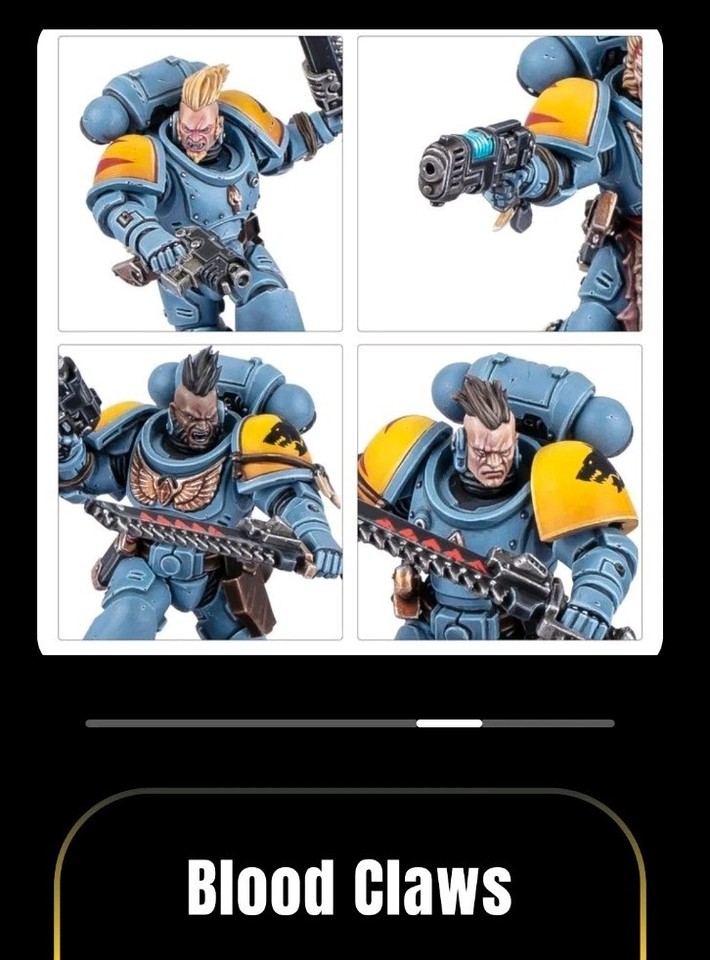 40k Space Wolves 10th Blood Claws x5 Bloodclaws Wolfspear Primaris ...