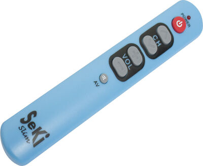 Universal Remote Control BIG BUTTON SEKI SLIM LIGHT BLUE for Kids and ...