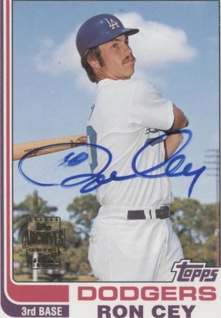 2003 Topps All-Time Fan Favorites - Autographs Ron Cey #FFA-RCE (AU ...