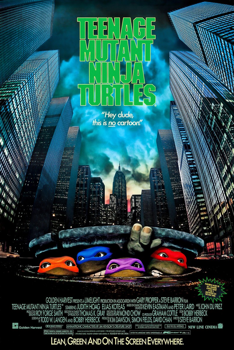 Teenage Mutant Ninja Turtles Poster 1990