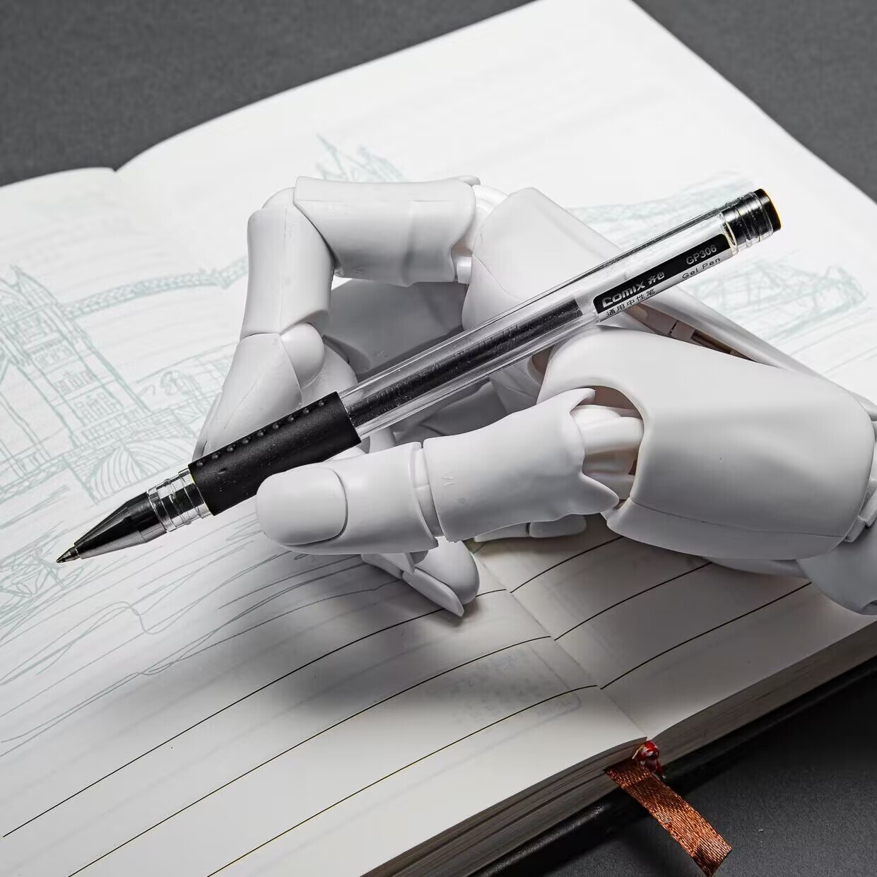 MANXAN ART Artist Support Item Right Hand Model 1:1 Scale Action Figure ...